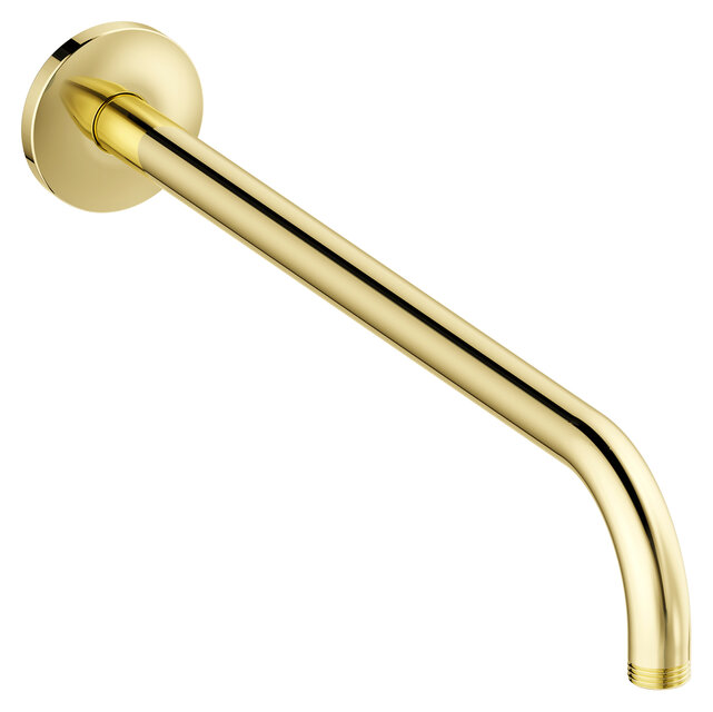 Concealed Polished Brass PVD Arm Long - Wall Mounted [https://damixa.com]